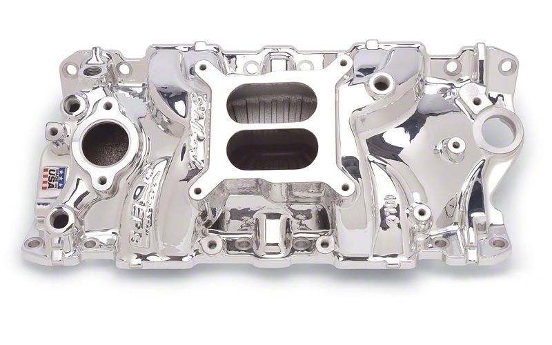Ecklers Intake Manifold, Edelbrock Vortec, Endurashine, Small Block