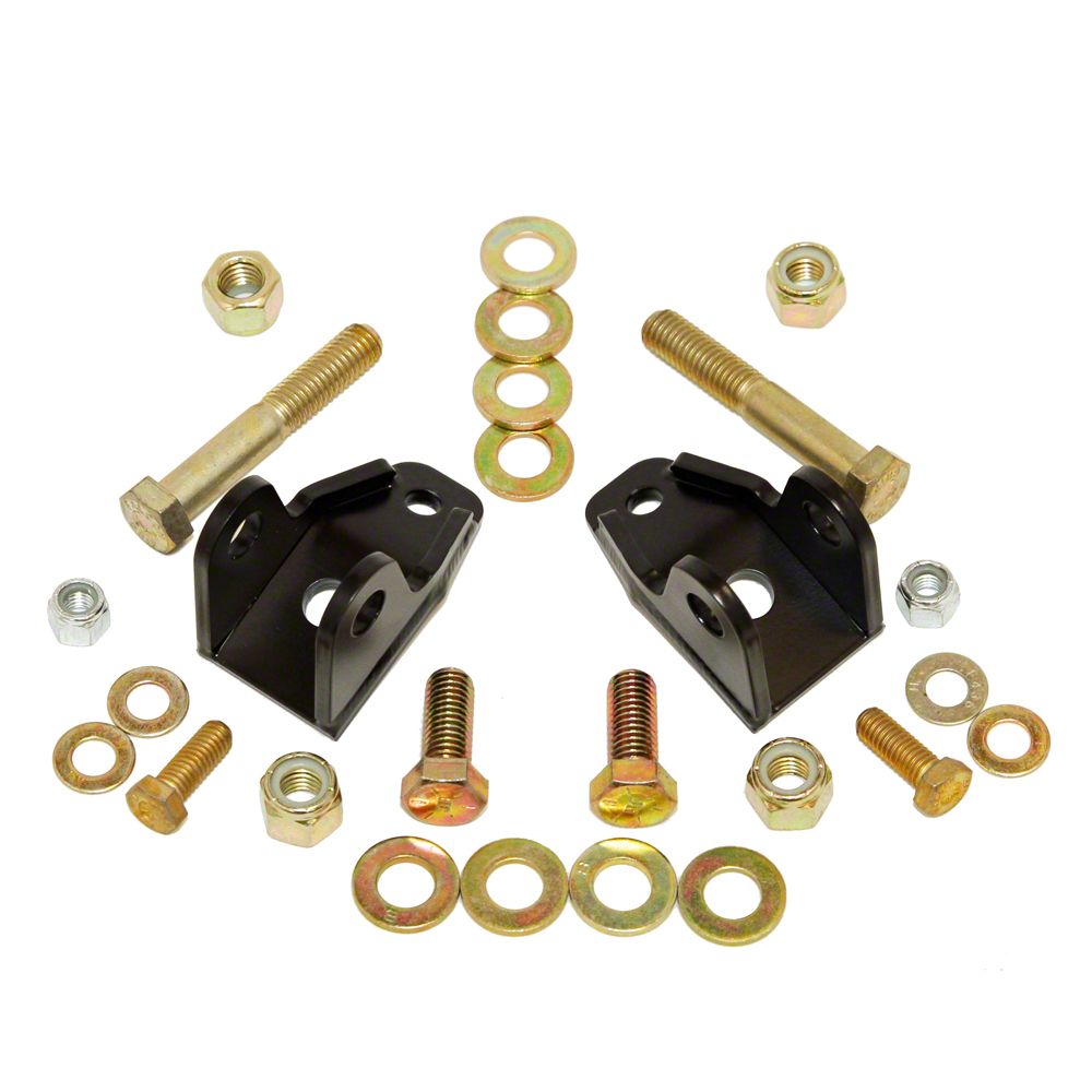 J&M Ecklers Rear Lower Coil-Over Bracket Kit; Black 20301B (82-02 Firebird)