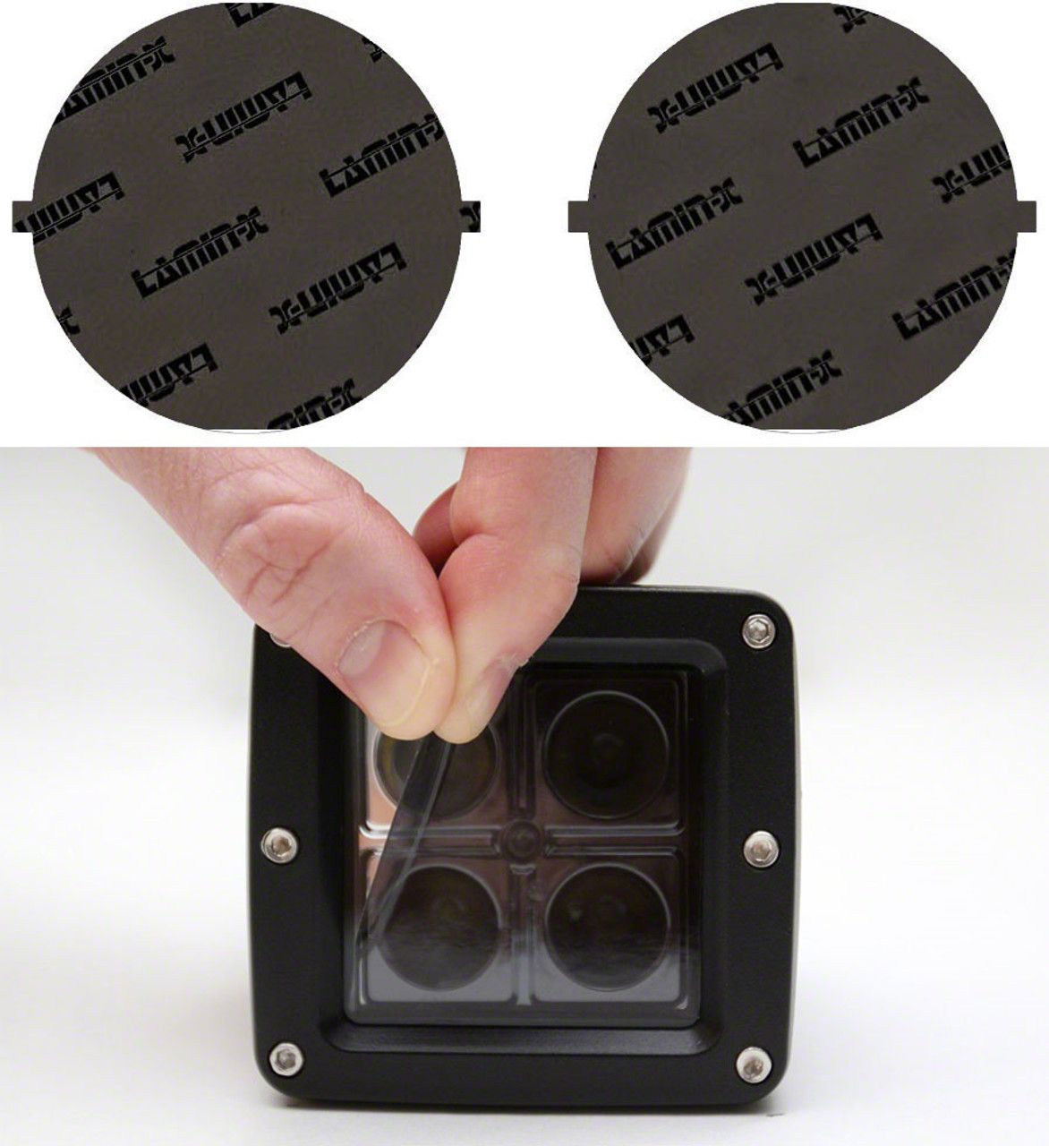 Lamin-X Ecklers 5.75-Inch Round Headlight Covers; Gunsmoke SB-5.75G (67 ...