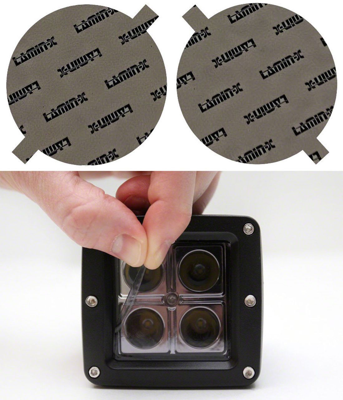 Lamin-X Ecklers 7-Inch Round EURO Style Sealed Beam Headlight Covers ...