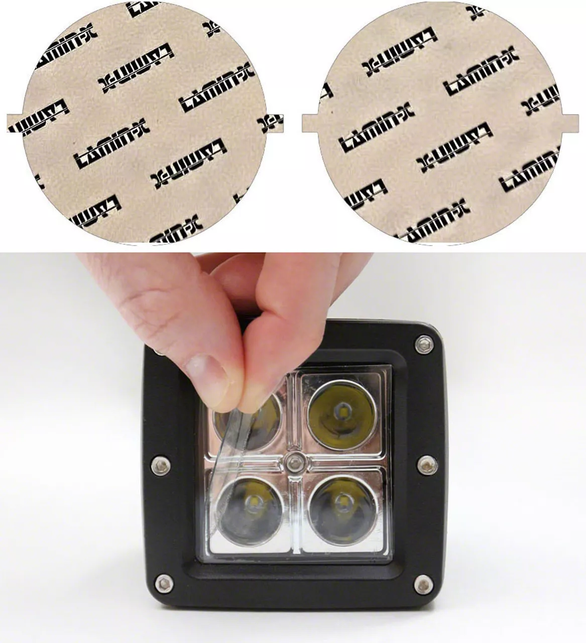 Lamin-X Ecklers 7-Inch Round Headlight Covers; Clear SB-7CL (53-57 ...