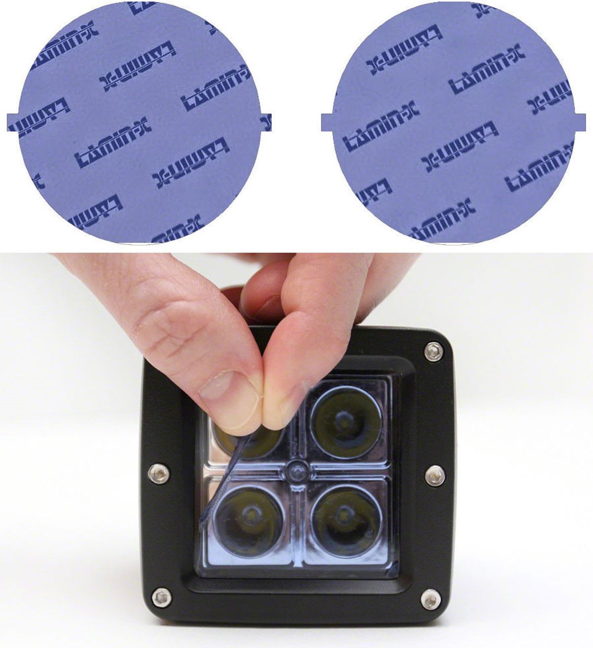 Lamin-X Ecklers 5-Inch Round Fog Light Covers; Blue SB-5B (55-57 150 ...