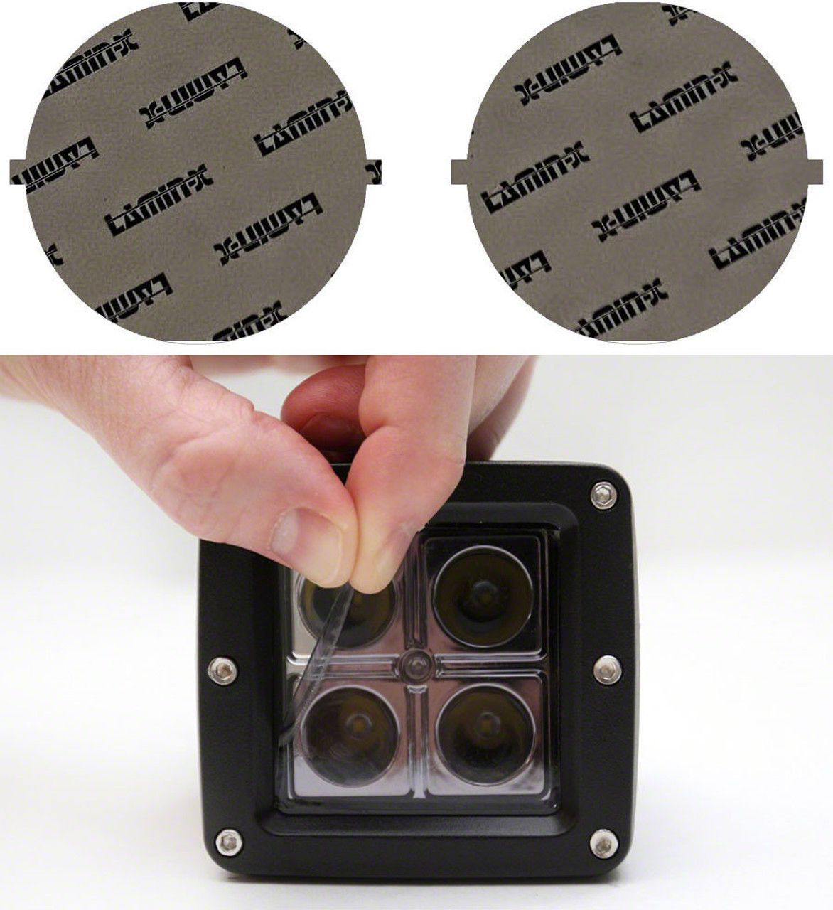 Lamin-X Ecklers 7-Inch Round Headlight Covers; Tint SB-7T (55-57 150 ...