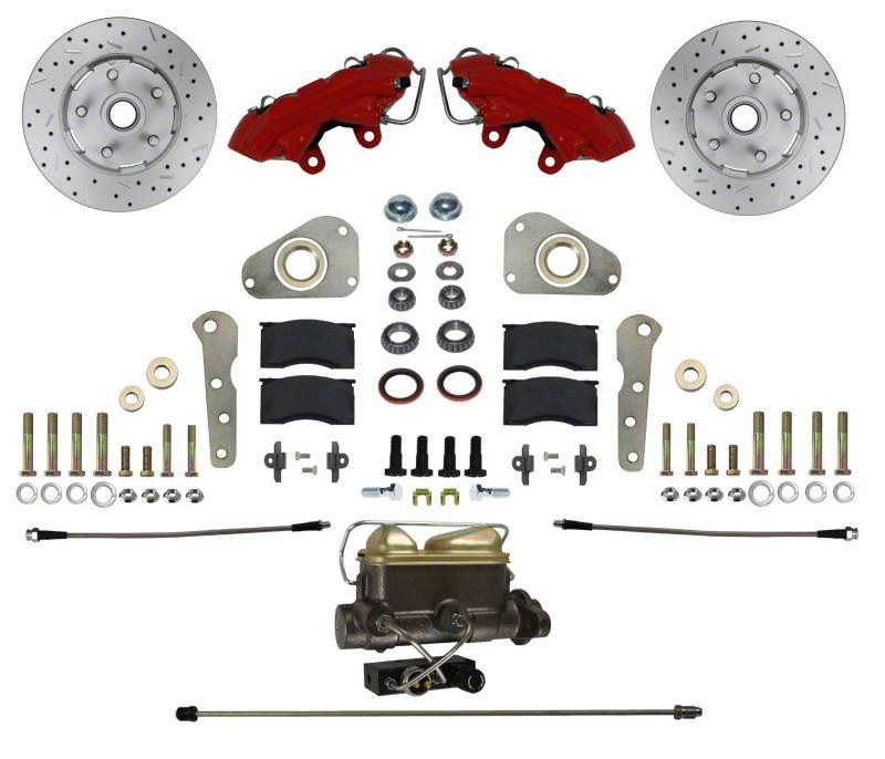 LEED Brakes Ecklers Front Disc Brake Conversion Kit with MaxGrip XDS ...