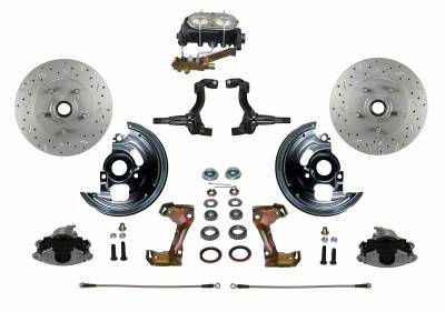 LEED Brakes Ecklers Manual Front Disc Brake Conversion Kit with MaxGrip ...