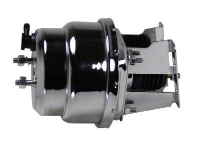 LEED Brakes Ecklers 7-Inch Dual Power Brake Booster; Chrome Finish 4L ...