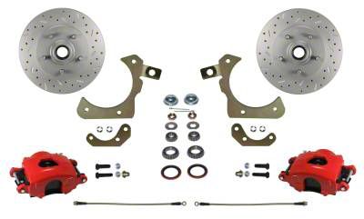 LEED Brakes Ecklers Front Spindle Mount Disc Brake Conversion Kit with ...