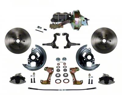 LEED Brakes Ecklers Power Front Disc Brake Conversion Kit with 9-Inch ...