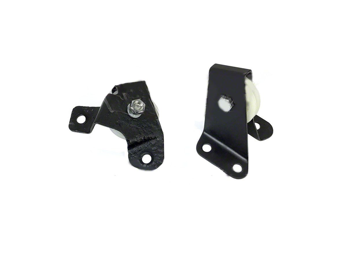 Ecklers Emergency Parking Brake Firewall Pulley Mount Bracket Set (1958 ...
