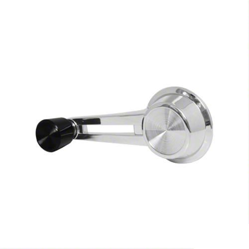 Ecklers Interior Window Crank; Chrome with Black Knob (61-64 Biscayne ...