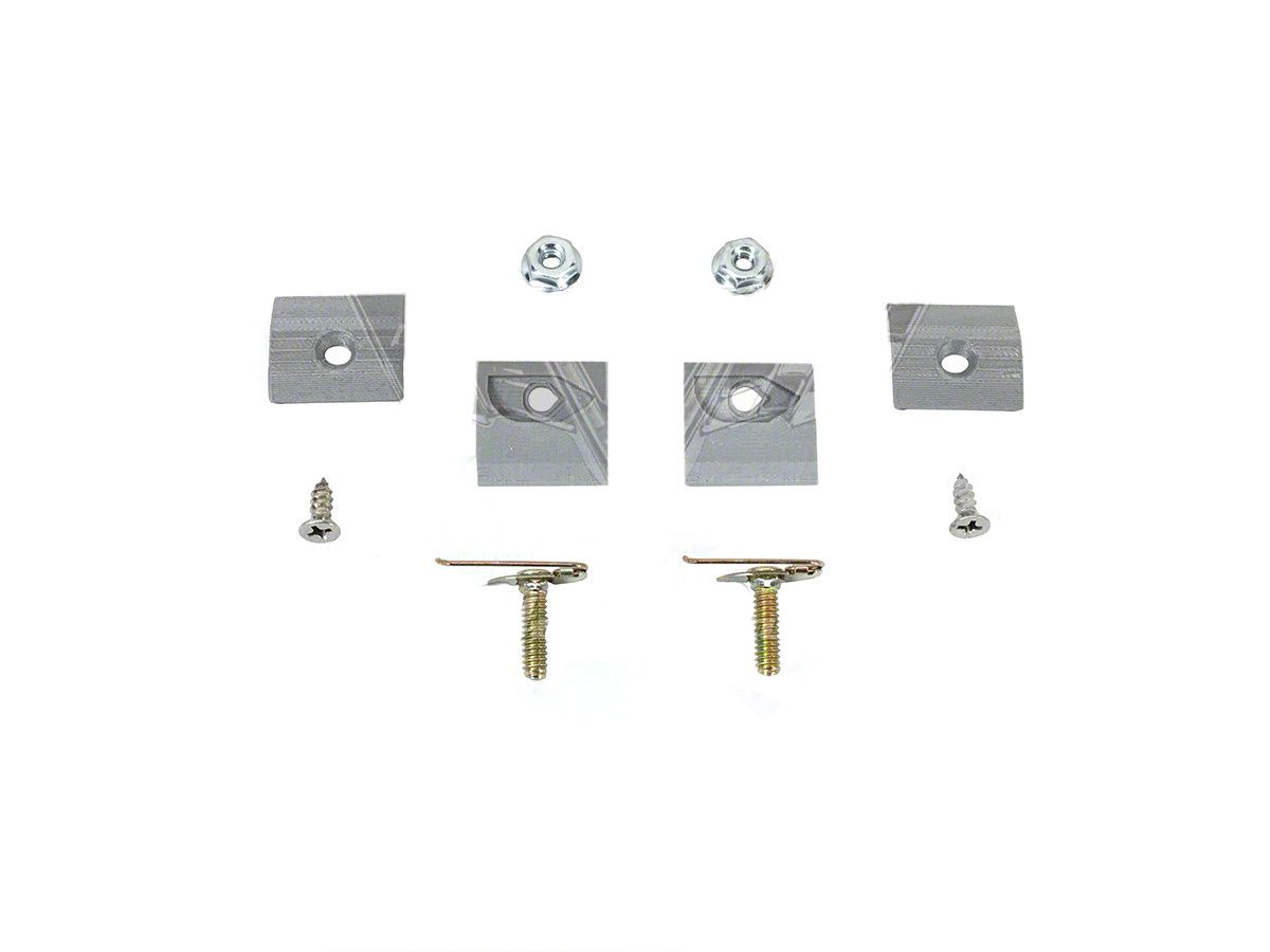 Ecklers Rear Corner Back Glass Window Reveal Molding Clip Set (1959 ...