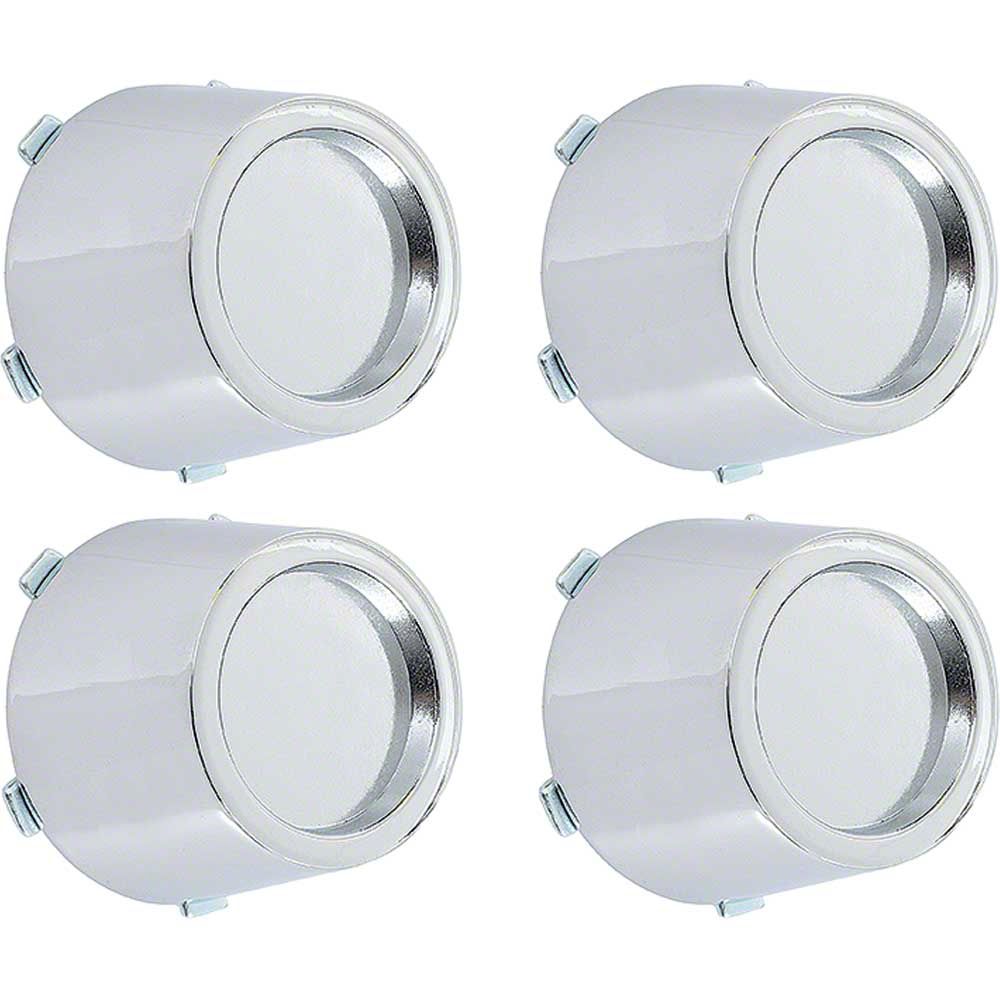 Ecklers SS Wheel Center Cap Set; Chrome (69-70 Impala)