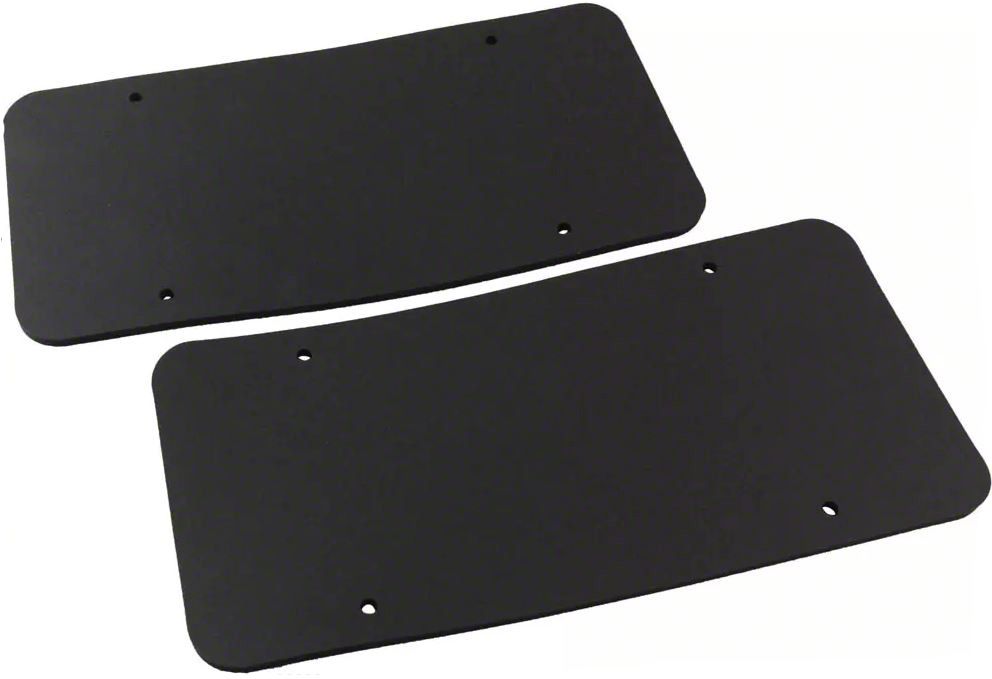 Ecklers License Plate Pads,Pr,Foam, All Years