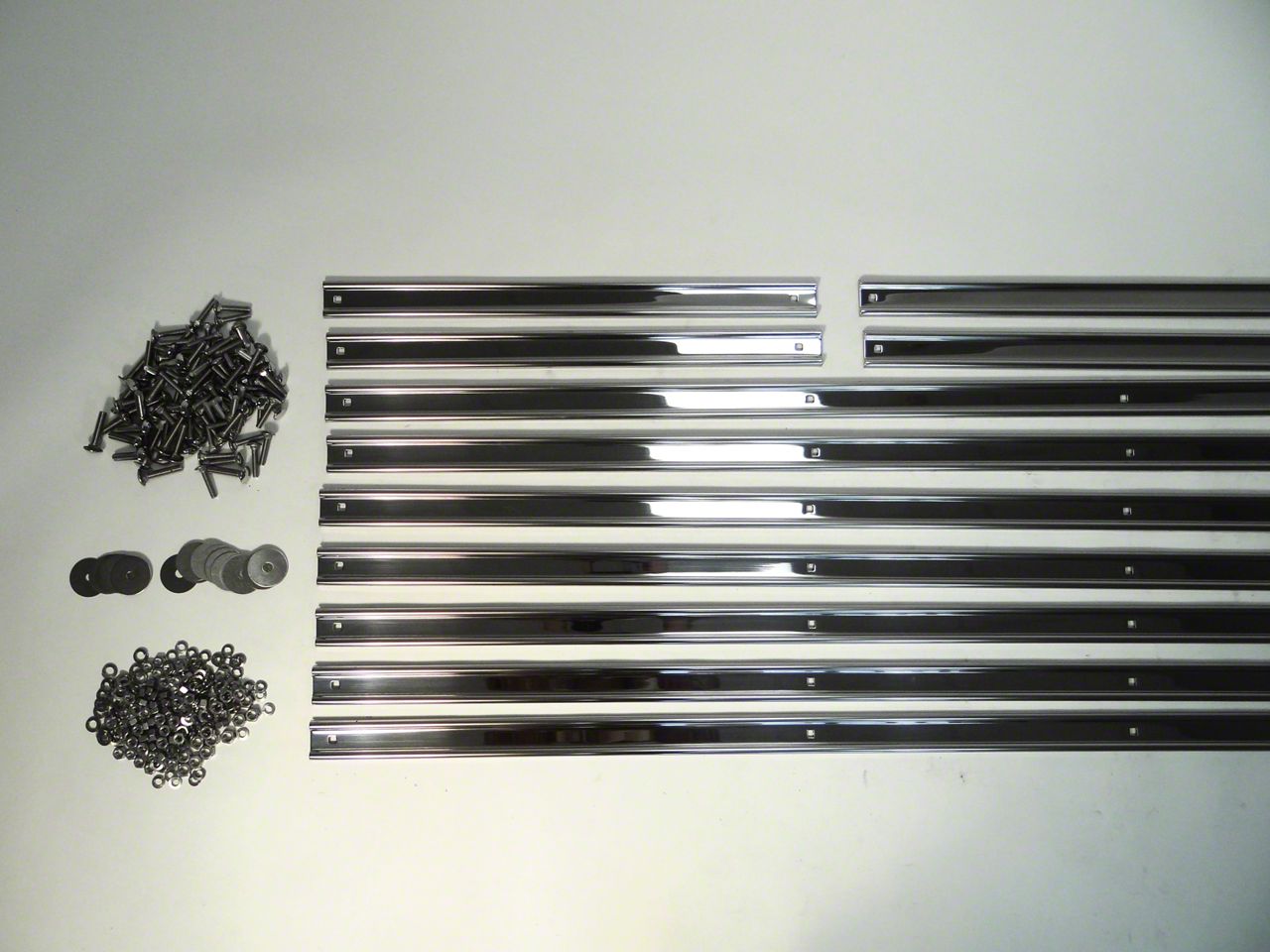 MAR-K Ecklers Bed Strips with Standard Bolts; Polished Stainless 110073 ...