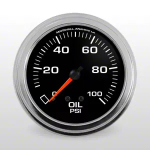 Marshall Instruments Universal EK COMP II Black Dial 2-5/8-Inch Oil ...