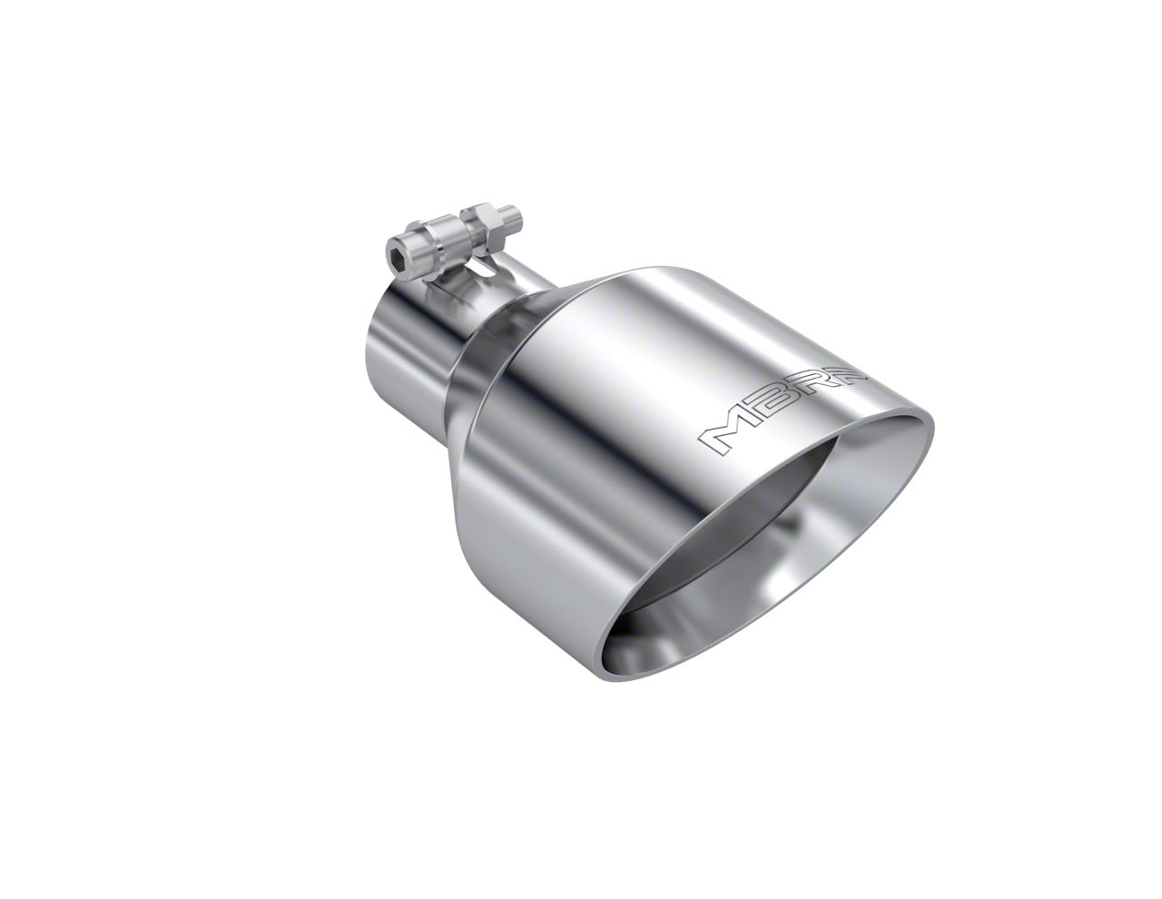 MBRP Ecklers Angled Cut Dual Wall Exhaust Tip; 5-Inch; Polished T5203 ...