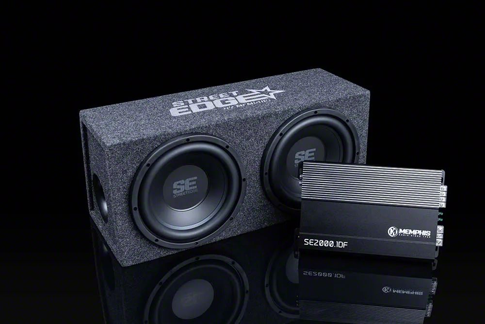 Memphis Audio Ecklers Street Edge Vented Enclosure Bass Package with ...