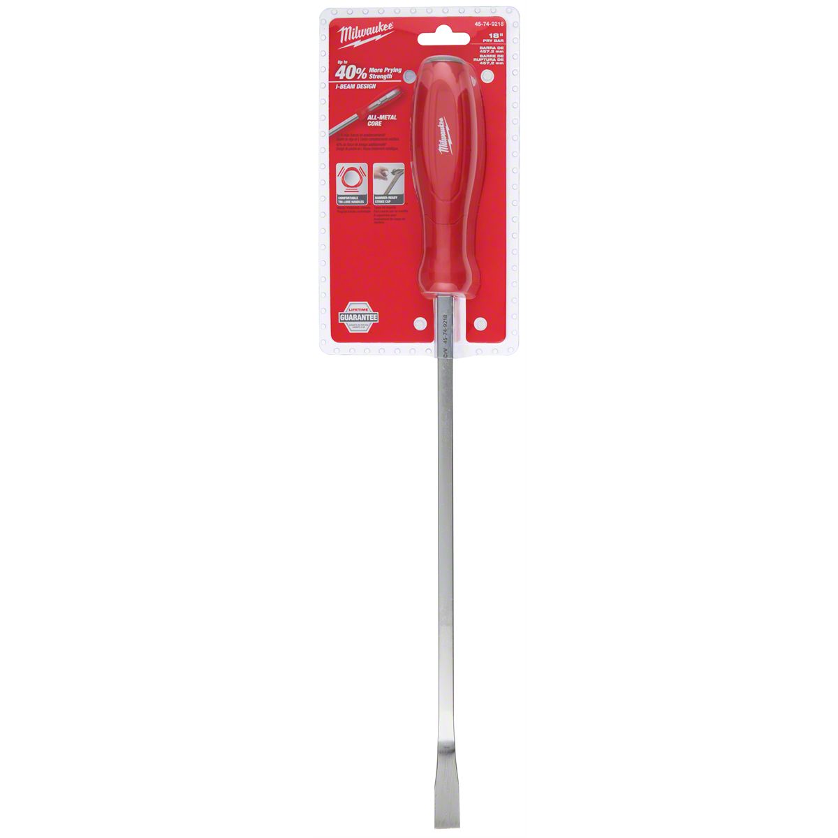 Milwaukee Tool Universal EK Pry Bar; 18-Inch MLW45-74-9218 - Free Shipping