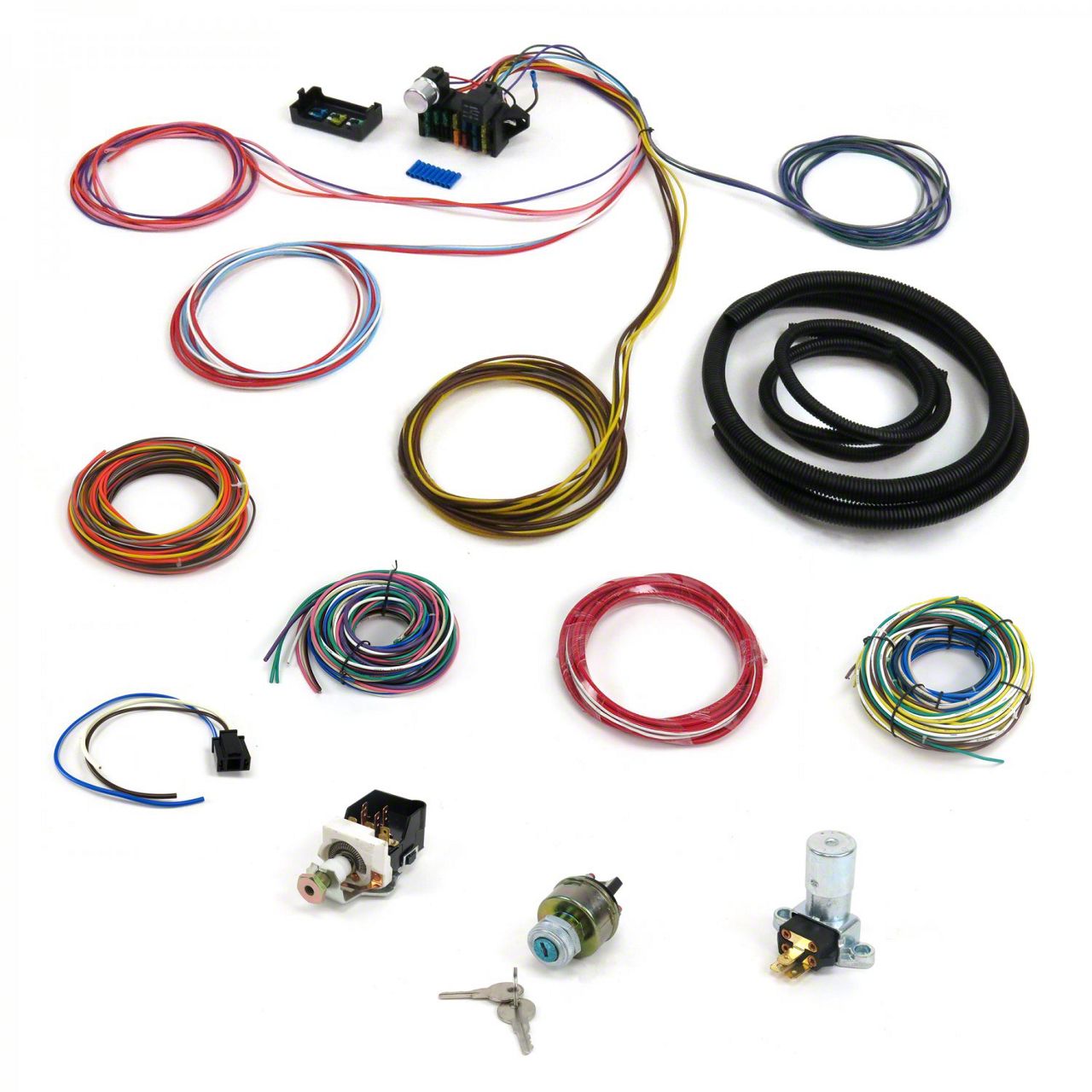Ecklers 12-Fuse 103-Terminal Deluxe Compact Wire Harness System with ...