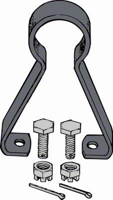 Ecklers Muffler Outlet Pipe Bracket - 1928 ToEarly 1930 (1928-1930 ...