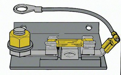Ecklers Starter Switch Fuse Assembly/ 28-31