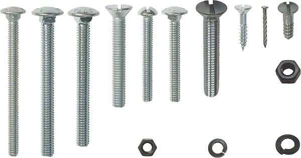 Ecklers Top Wood Mounting Fastener Kit - 226 Pieces - Standard & Deluxe ...