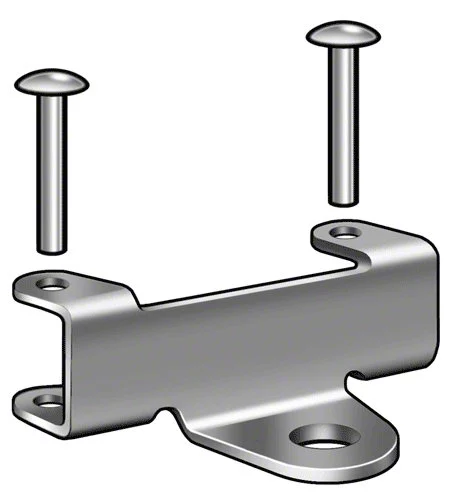 Ecklers Windshield Swing Arm Bracket/ With Rivets