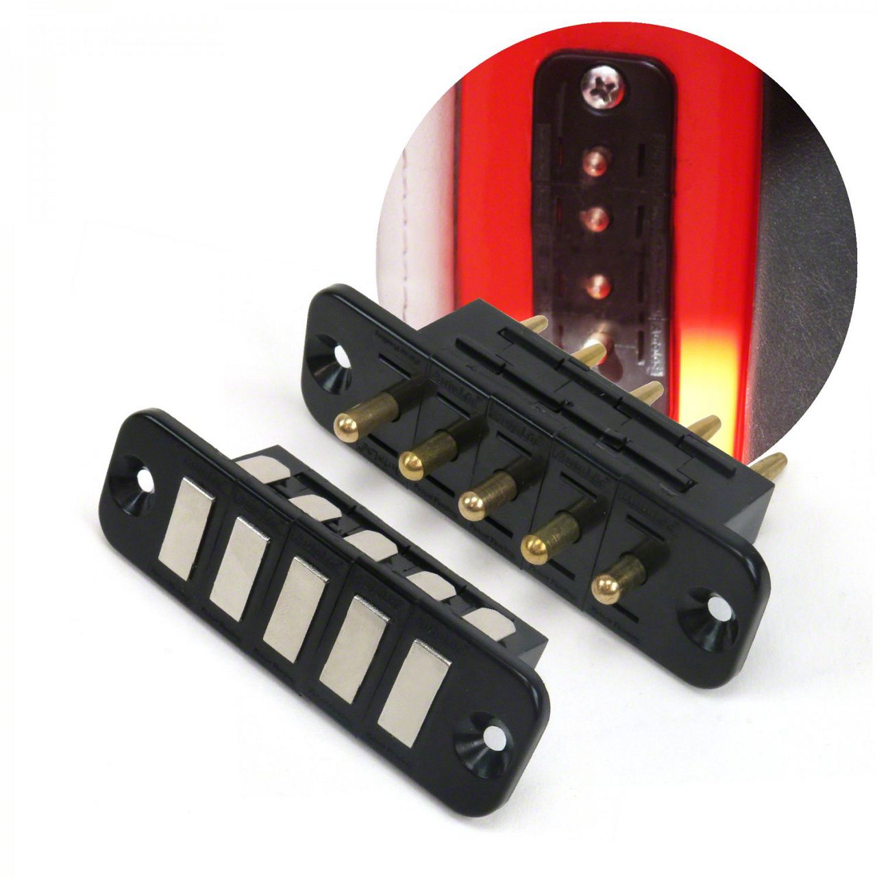 Ecklers Modular Door Jamb Contact Set; 5-Contacts (Universal; Some ...