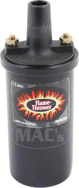 Scott Drake Ecklers Flame Thrower Coil / Black/ 1.5/ V-8 Engines 40011