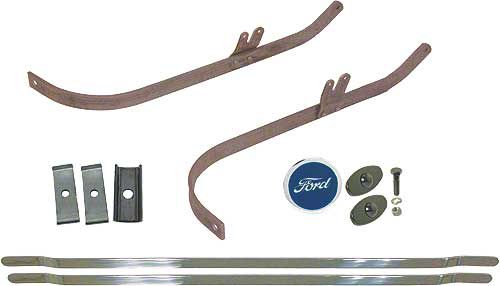 Ecklers Front Bumper Kit, Complete, Includes Black Clamps (1926-1927 ...