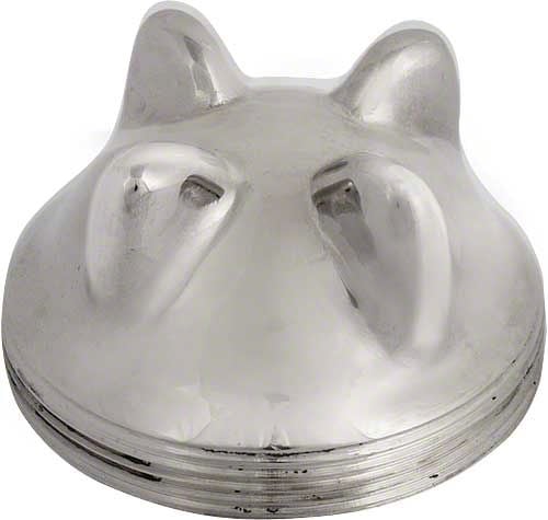 Ecklers Radiator Cap - Nickel - Low Fin Style (1917-1927 Model T)