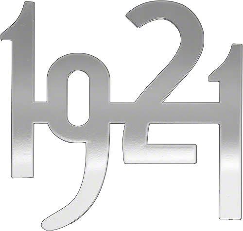 Ecklers Radiator Year Script/ Chrome Plated Brass/ 1921