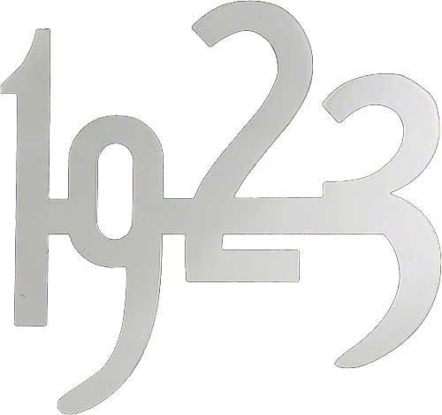 Ecklers Radiator Year Script/ Chrome Plated Brass/ 1923