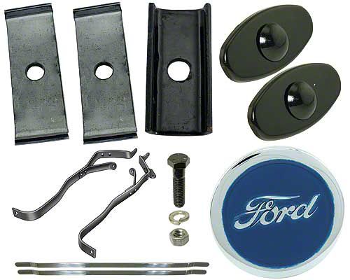 Ecklers Rear Bumper Kit, Complete, Full Bar, Inc BlackClamps (1926-1927 ...