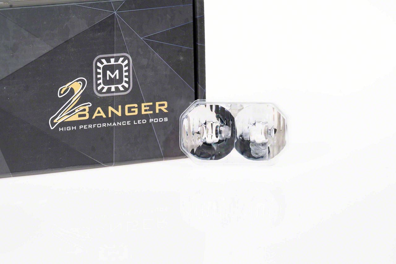 Morimoto Ecklers 2Banger Light Pod Lens; White Combo Beam BAF217