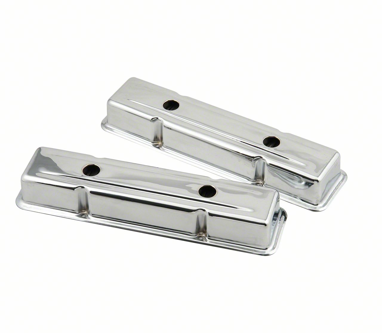 Mr. Gasket Ecklers Valve Covers with Single Cap Hole; Chrome 9420MRG ...
