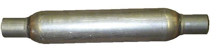 Ecklers Flowpack Aluminized 18-Inch Straight Muffler; 2-1/4-Inch Inlet ...