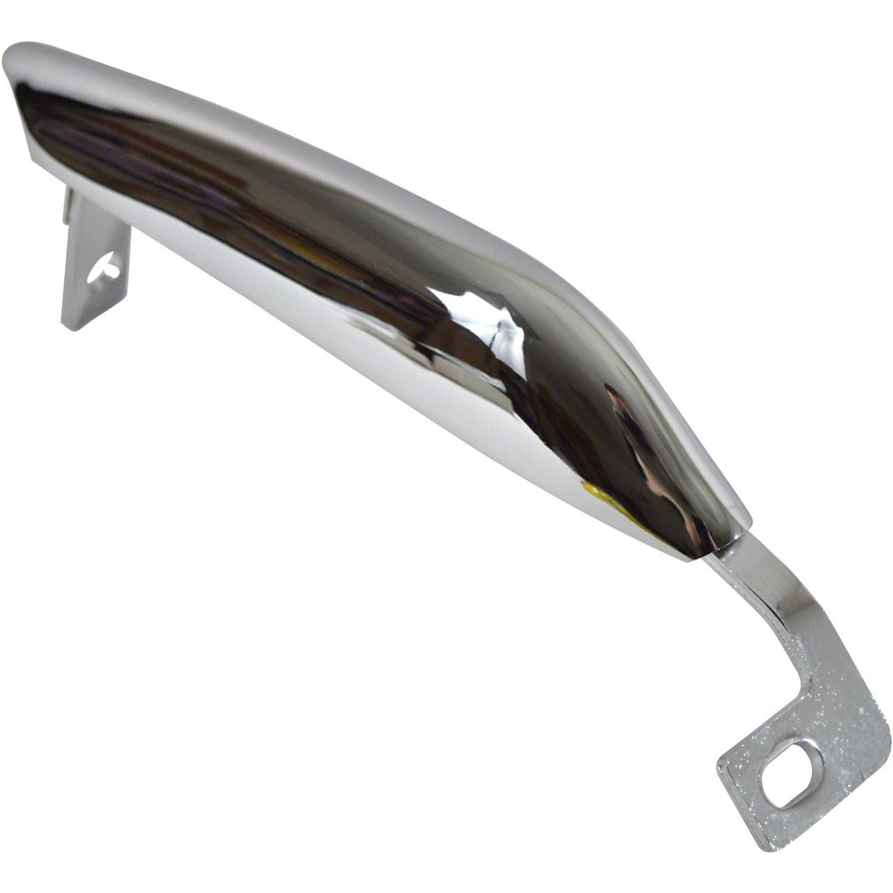 Ecklers Front Bumper Guard without Hole; Driver Side; Chrome (67-68 ...