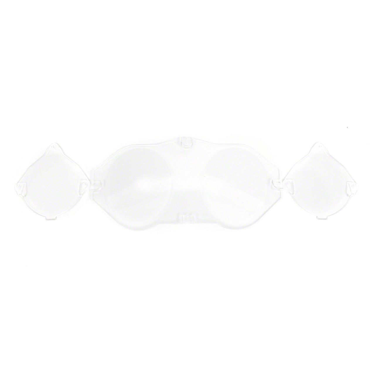 Ecklers Instrument Bezel Lens Set (69-70 Mustang w/o Tachometer)