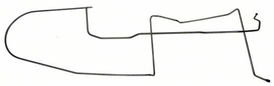 Ecklers Pump to Tank Long Fuel Line; Stainless Steel (Early 1967 I6 ...