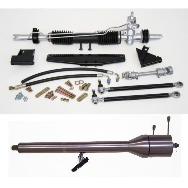 Ecklers Steeroids Power Steering Rack and Pinion Conversion Kit with ...
