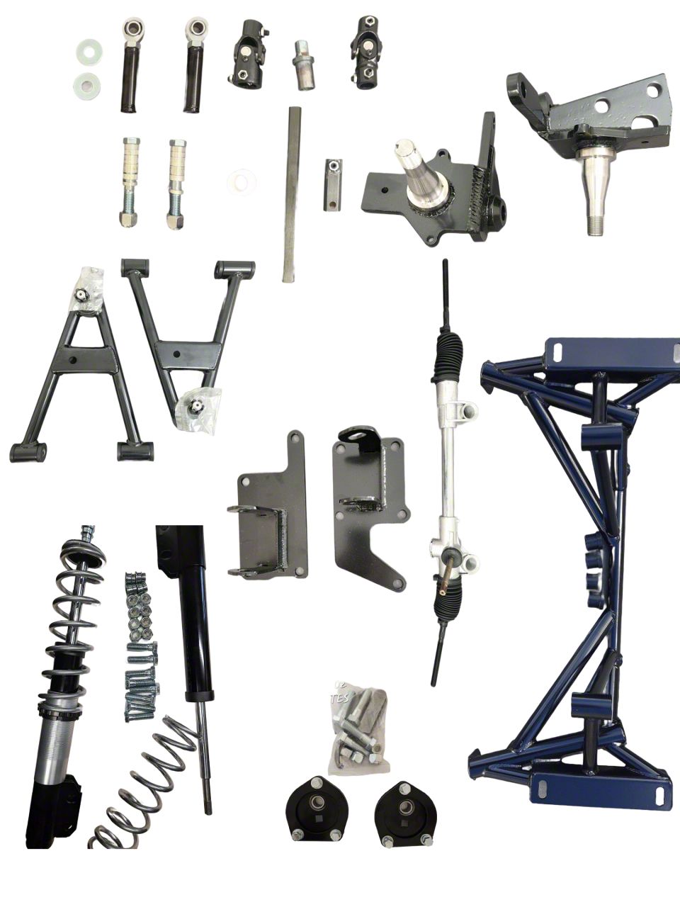 Ecklers Street Tubular K-Member Complete Swap with Manual Steering Rack ...