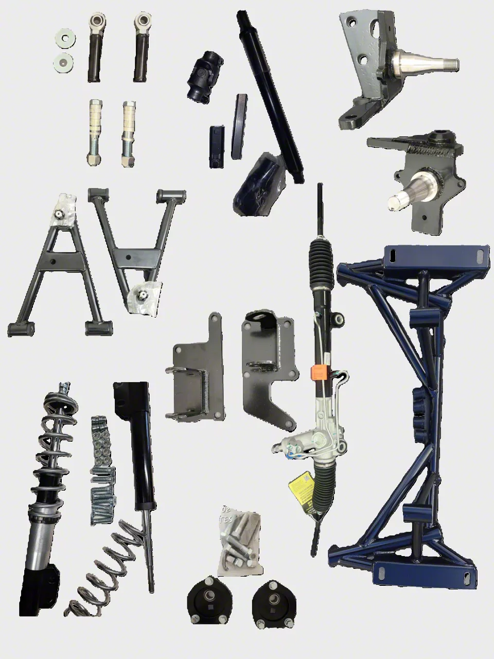 Ecklers Street Tubular K-Member Complete Swap with Power Steering Rack ...