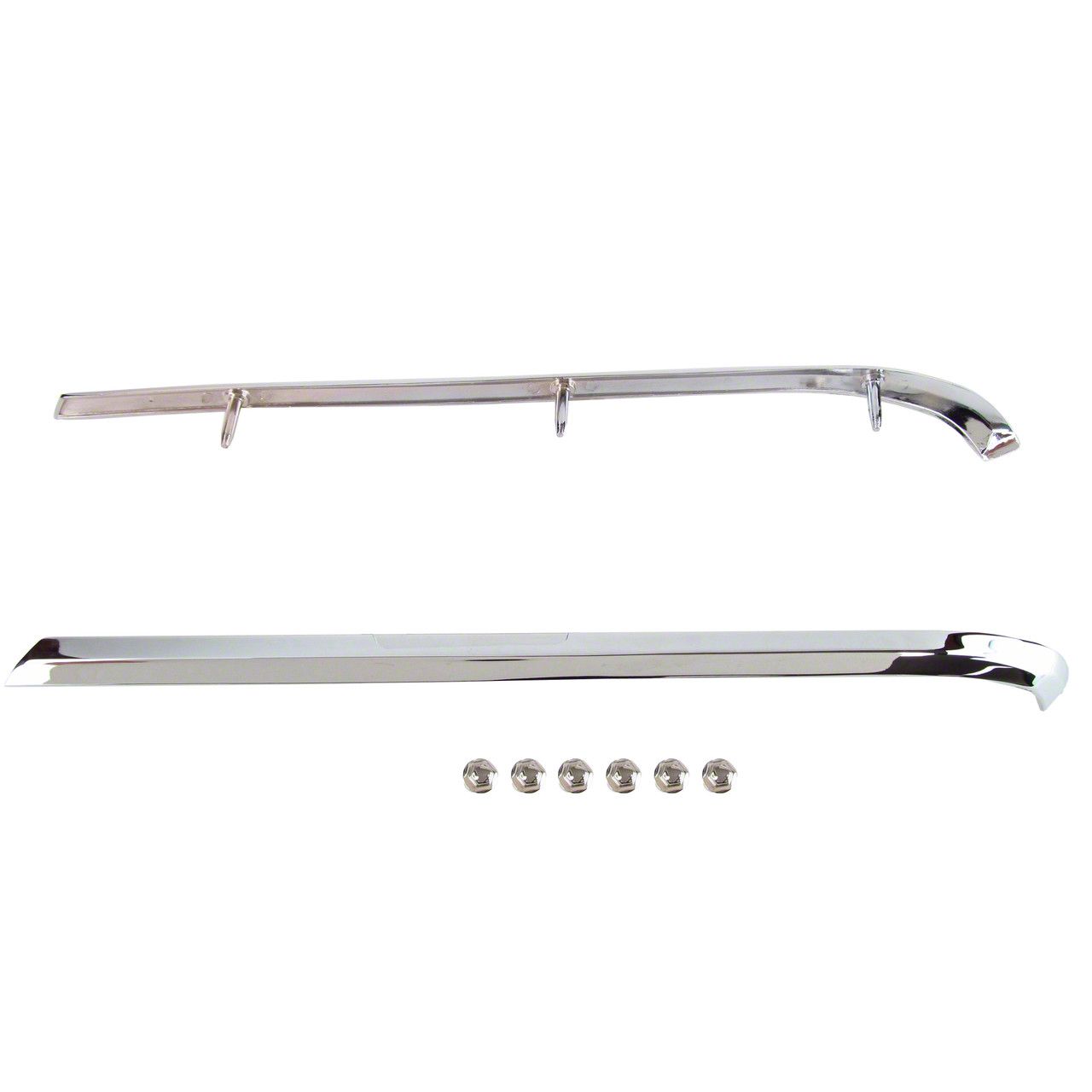 Ecklers Vinyl Top Moldings (65-66 Mustang Coupe, Fastback)