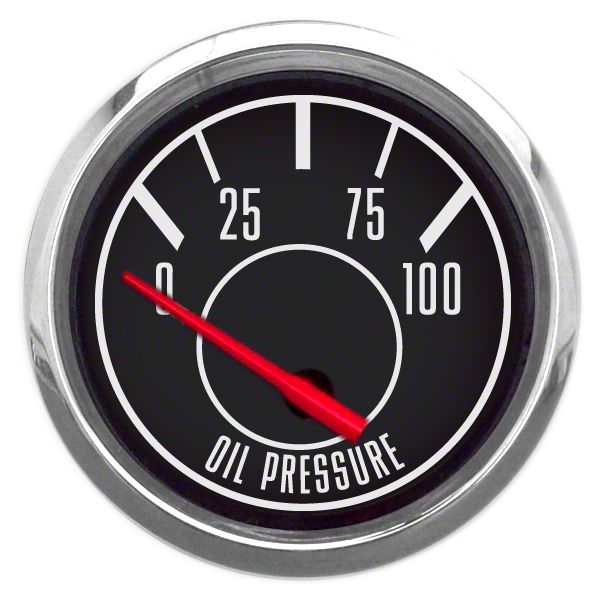 New Vintage USA Ecklers 1967 Series Oil Pressure Gauge with Sender; 100 ...