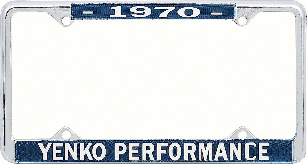 Ecklers License Frame,Yenko,1970