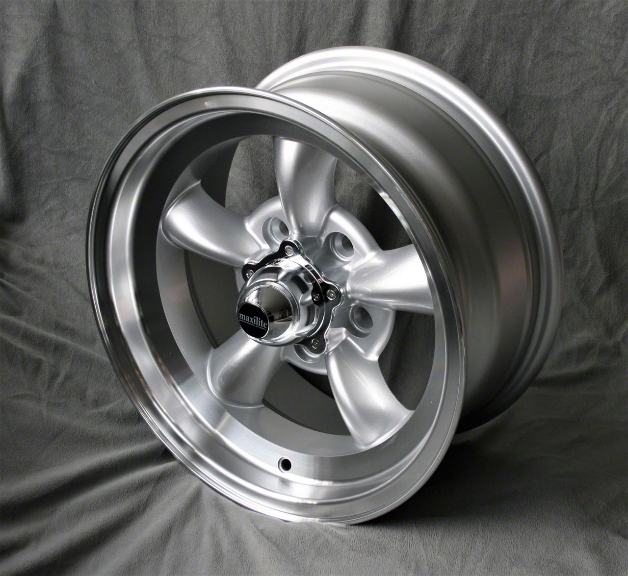 Ecklers Torque Thrust Style Silver/Diamond Cut Wheel; 15x7; -5mm Offset ...