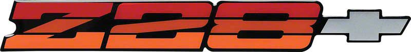Ecklers Rear Panel Emblem; Tri-Color Red (85-86 Camaro)