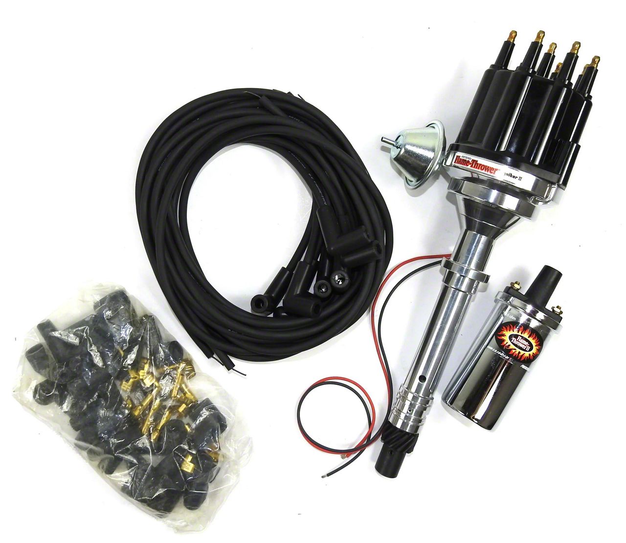PerTronix Ecklers Flame-Thrower II Ignition Coil Kit; Black Distributor ...
