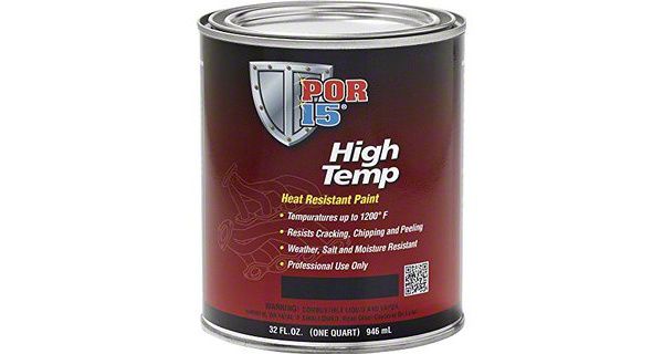 Ecklers POR-15 High Temp Paint in Assorted Colors, Quart